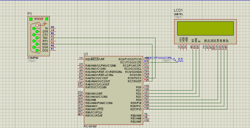 GitHub - ittus/UART-Real-Time-Pic16f887: EHS201 Assignment