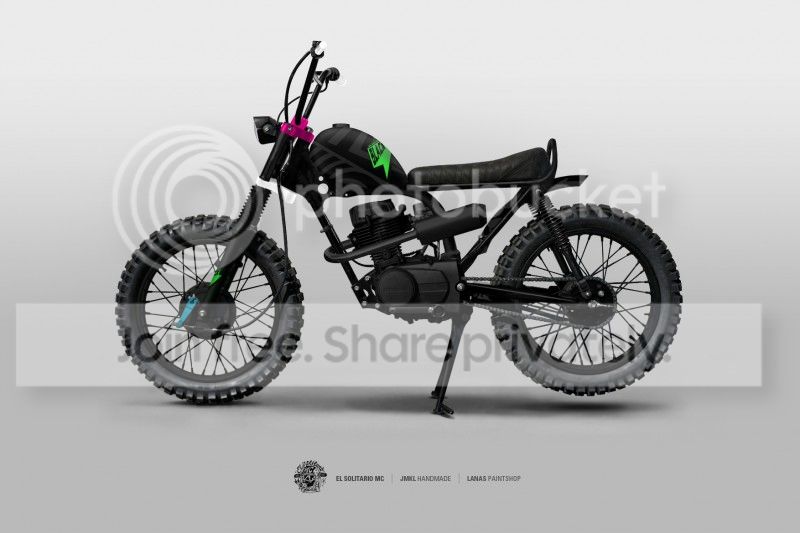 Chris's XL175 Pop Scrambler - Two Wheels - oldschool.co.nz