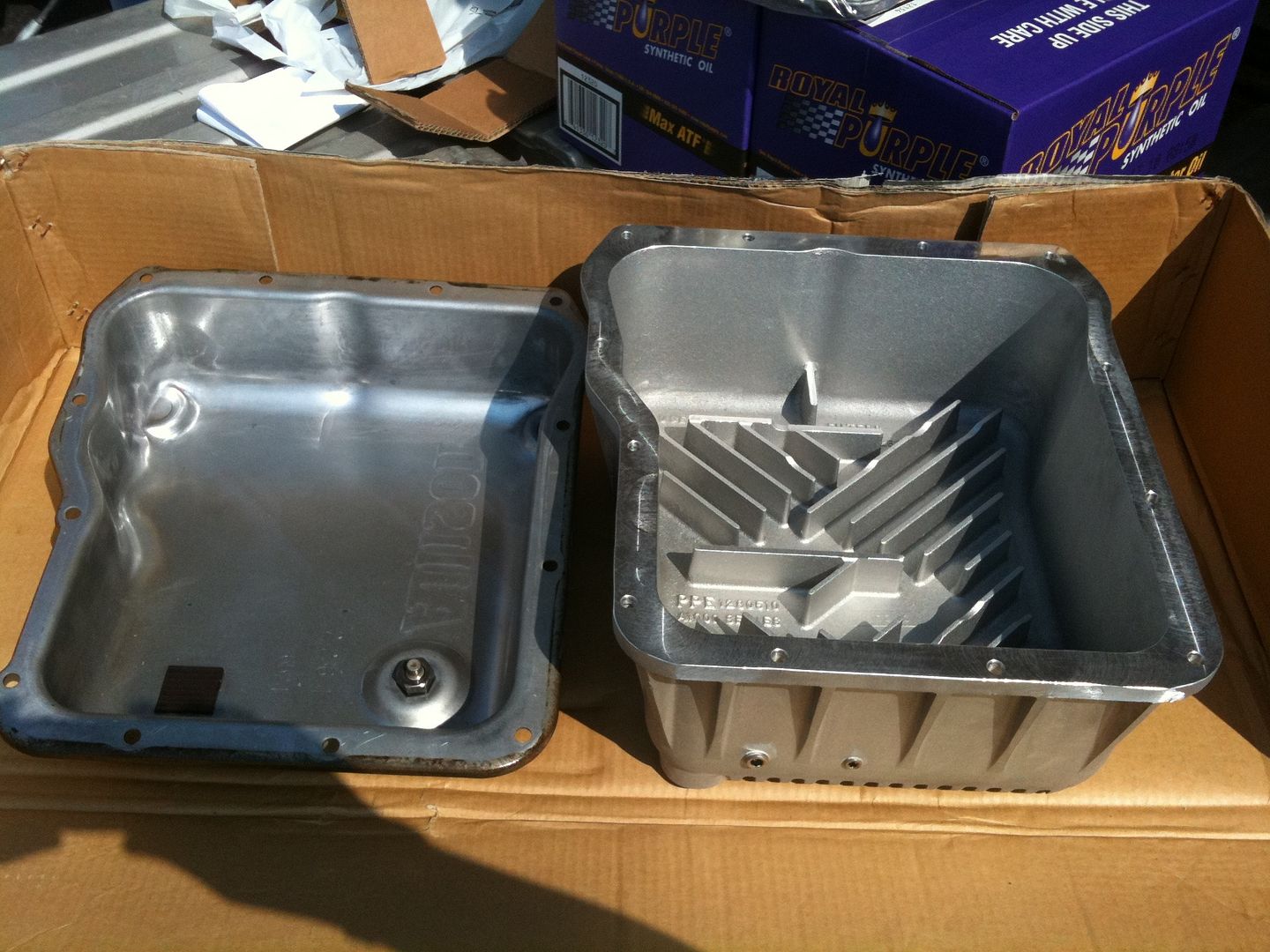 PPE trans oil pan review with pic's and comparison | Chevy and GMC ...