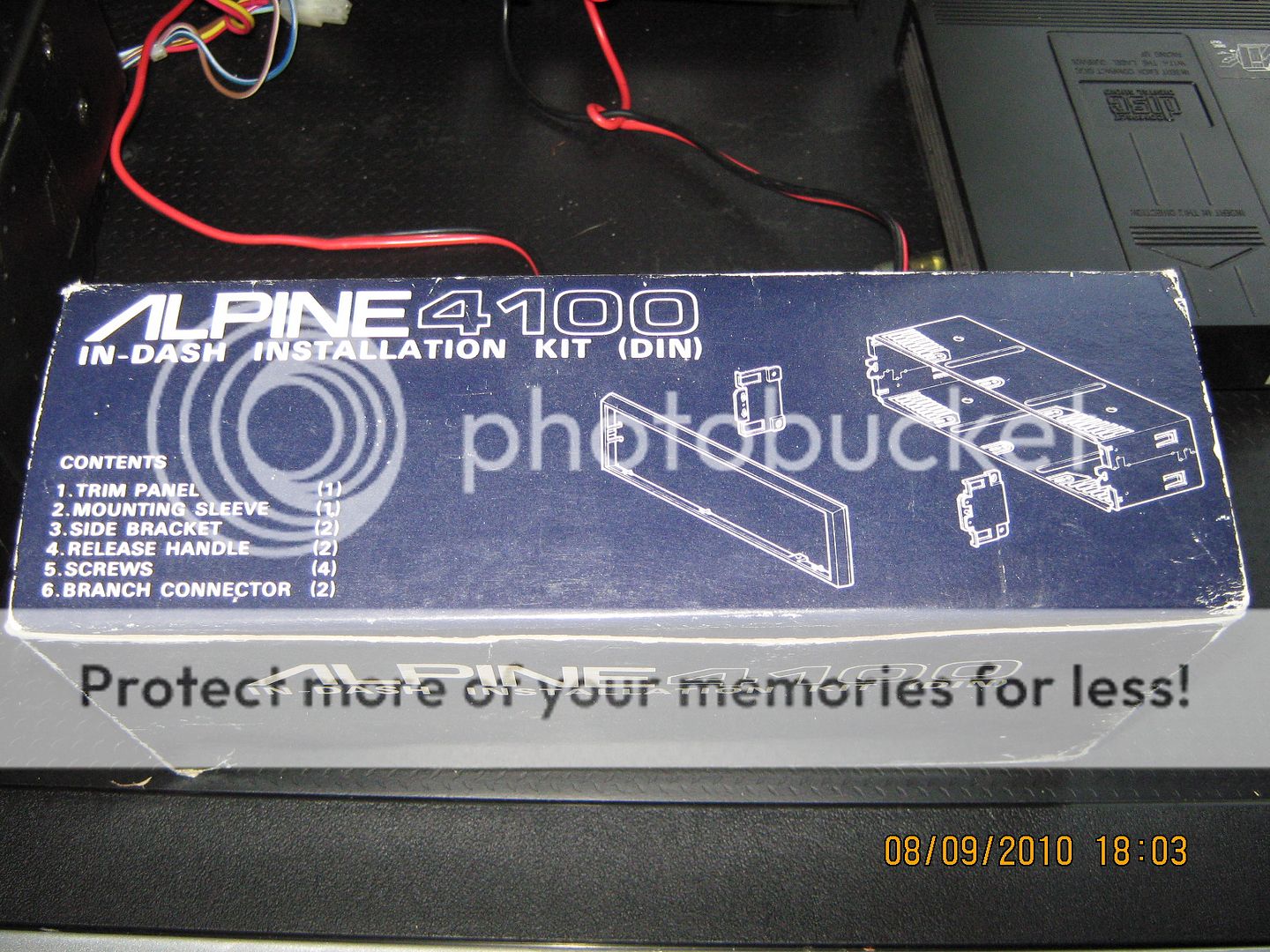 WTB Alpine 4100 DIN mounting kit or 7909 trim ring | DIYMobileAudio.com ...