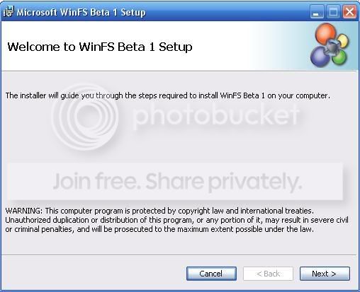 WinFS Beta 1 - BetaArchive