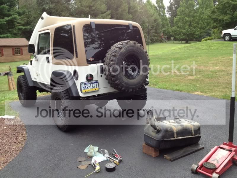 Installed Rokmen Rear Bumper | Jeep Wrangler Forum